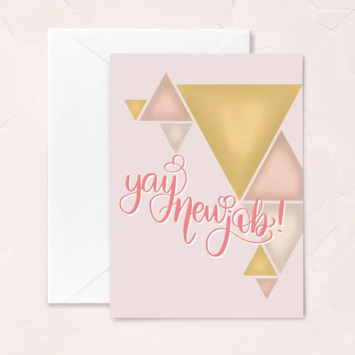 FioriBelle - Congratulations on your New Job Greeting Card | White Pumpkin